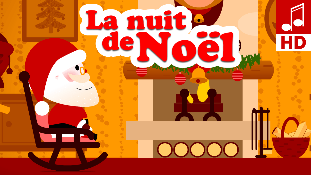 La douce nuit de noël chanson de Noël pour bébés et écoles